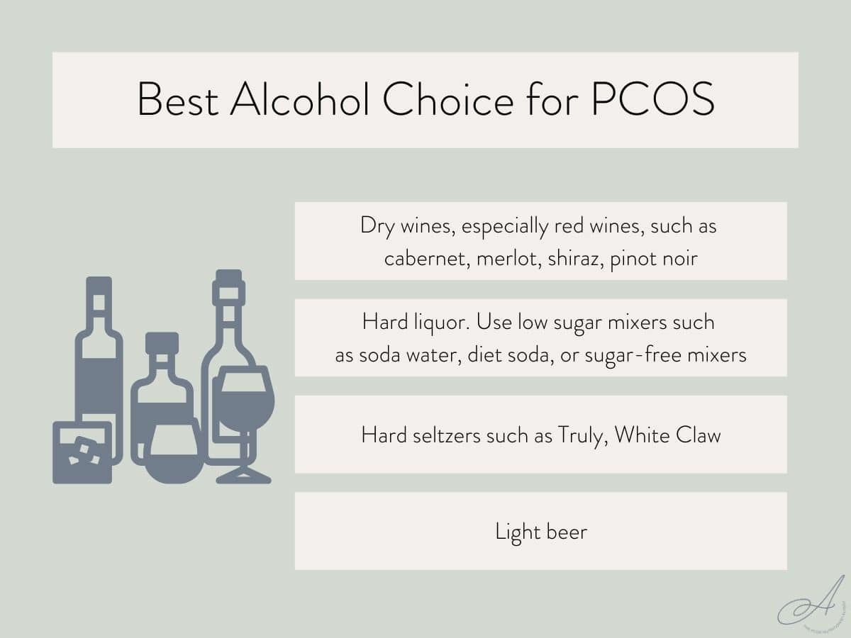 PCOS and Alcohol: The Best Drinks for PCOS