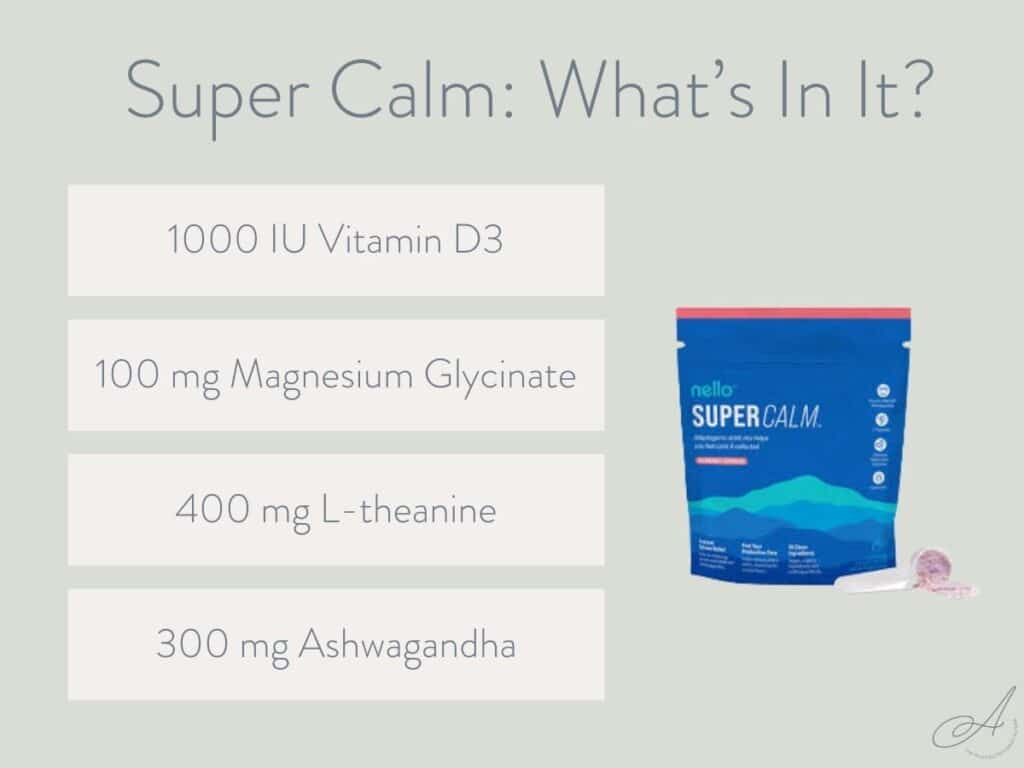 A Dietitian's Review of Nello Super Calm Drink Mix - The PCOS Nutritionist Alyssa