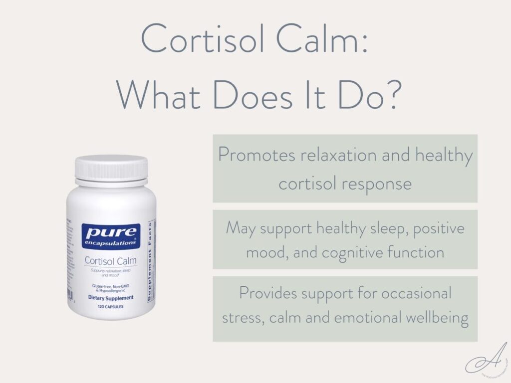 A Dietitian’s Review: Pure Encapsulations Cortisol Calm - The PCOS ...
