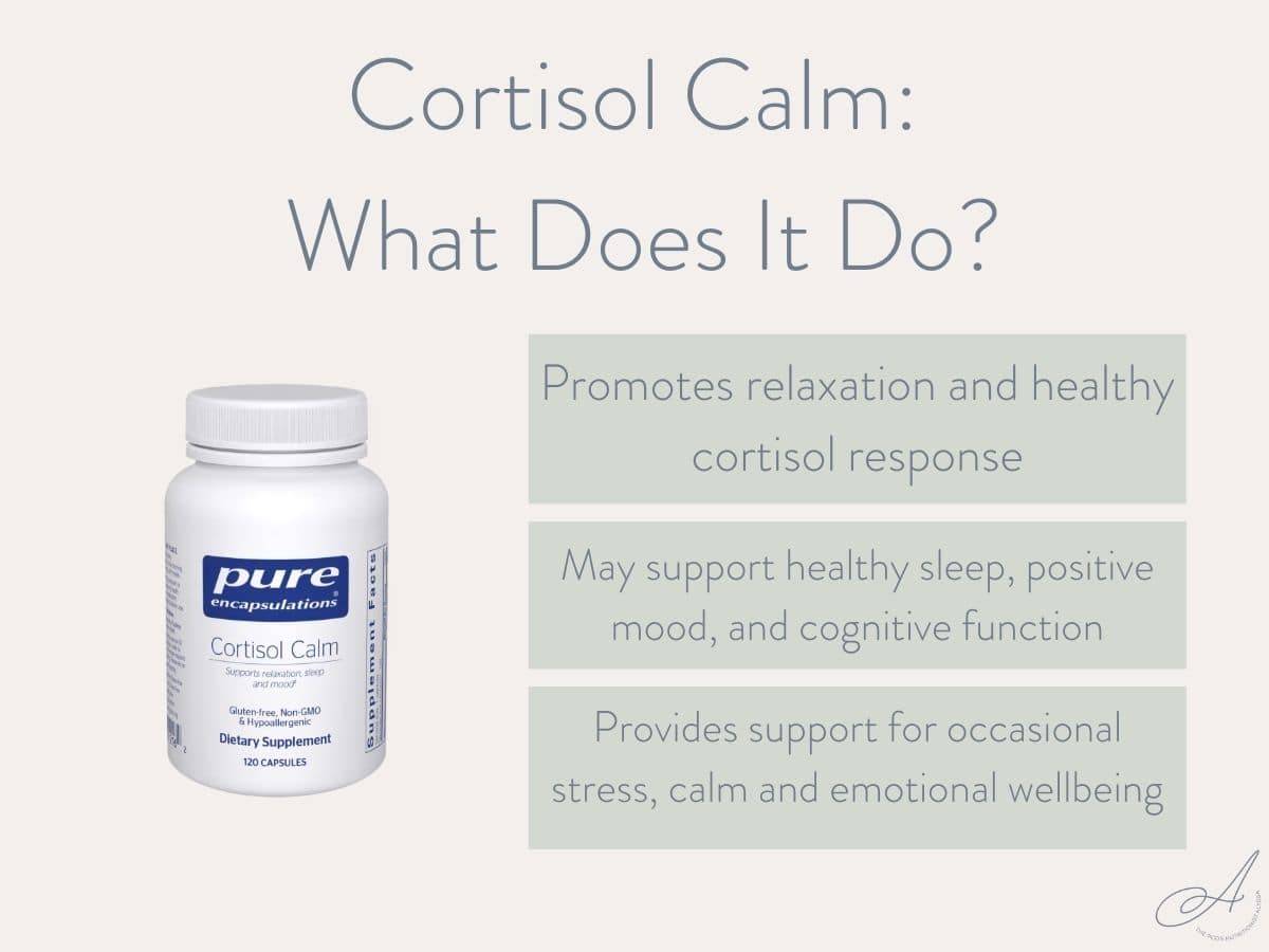 A Dietitian’s Review: Pure Encapsulations Cortisol Calm - The PCOS ...