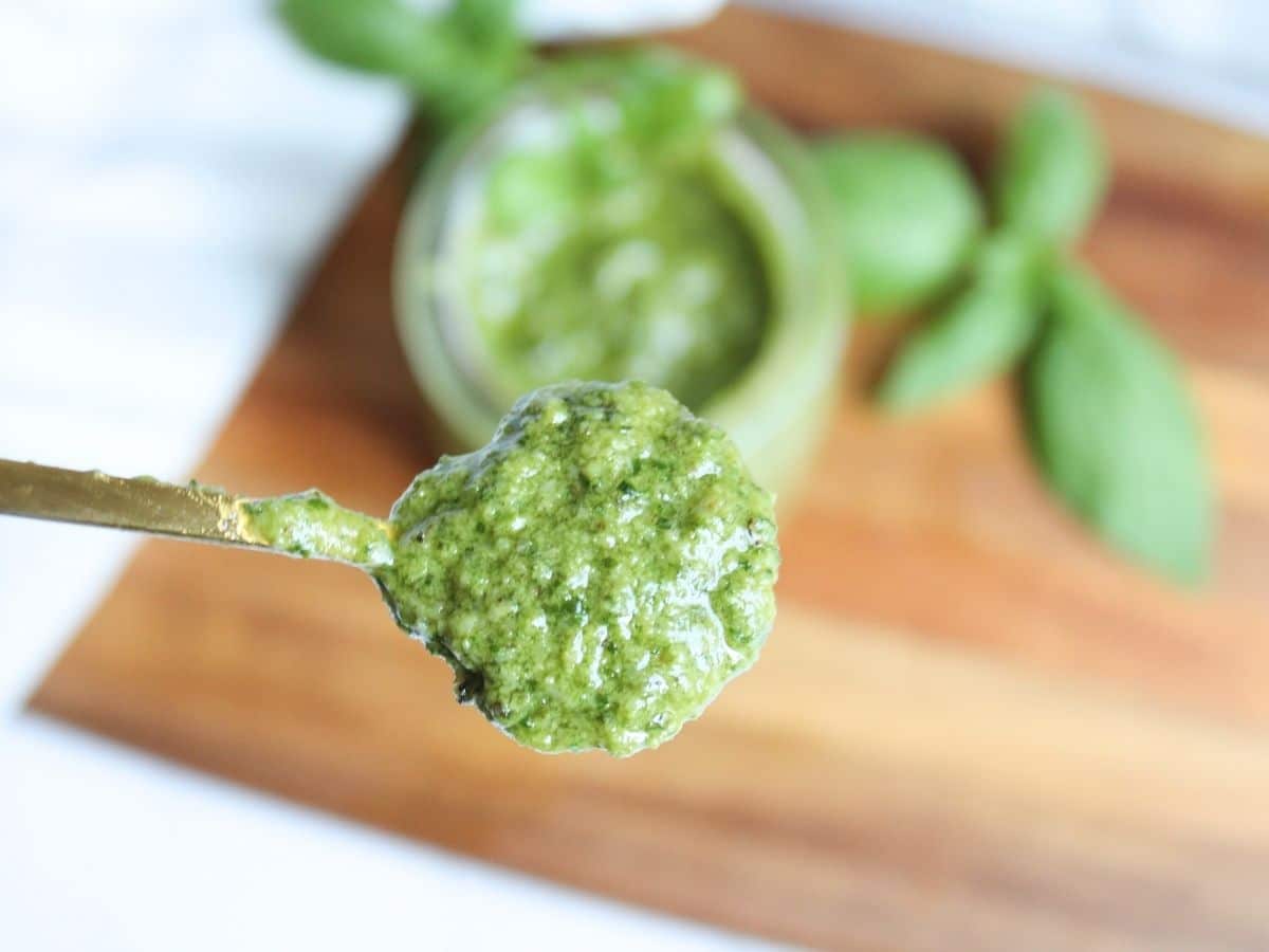 Pesto Without Pine Nuts (Easy 5-Minute Recipe!) - The PCOS Nutritionist ...
