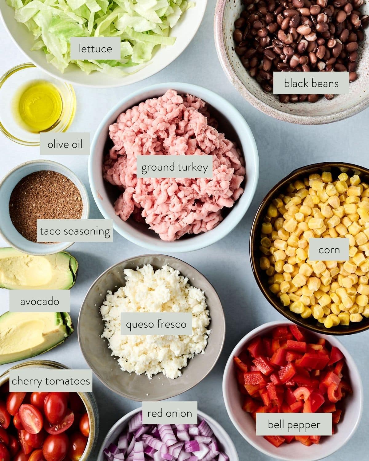 Easy + Healthy Taco Salad (PCOS Friendly Recipe) - The PCOS ...