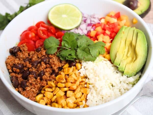 Easy + Healthy Taco Salad (PCOS Friendly Recipe) - The PCOS ...