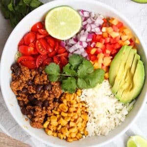 Easy + Healthy Taco Salad (PCOS Friendly Recipe) - The PCOS ...