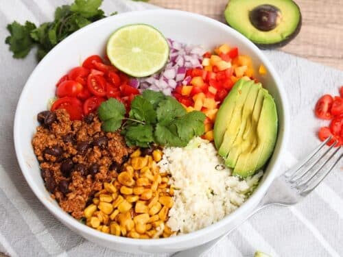 Easy + Healthy Taco Salad (PCOS Friendly Recipe) - The PCOS ...