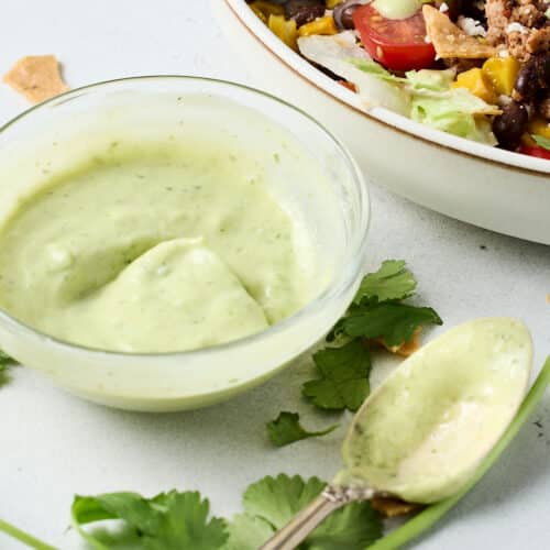 Best Taco Salad Dressing Recipe (Easy + Healthy) - The PCOS Nutritionist Alyssa