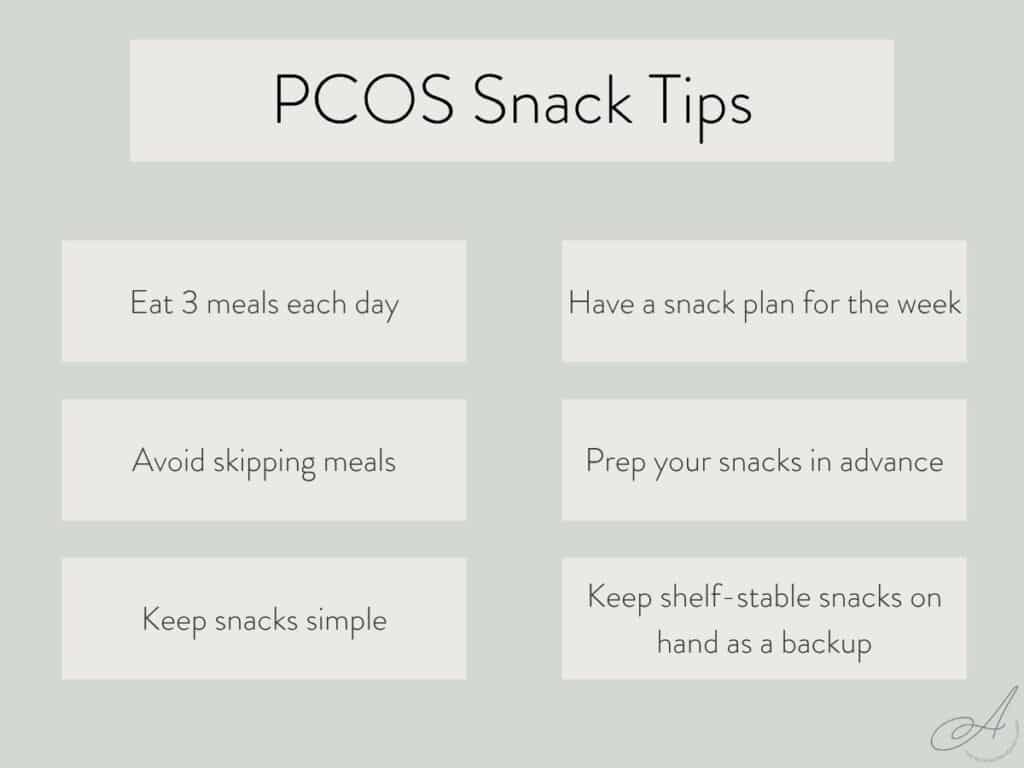 30 Easy PCOS Snack Ideas from a Dietitian (Free PDF)
