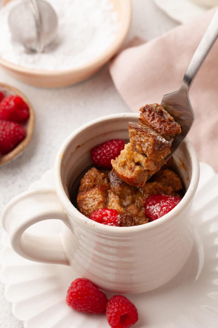 Super Easy + Healthy French Toast in a Mug Recipe - The PCOS ...