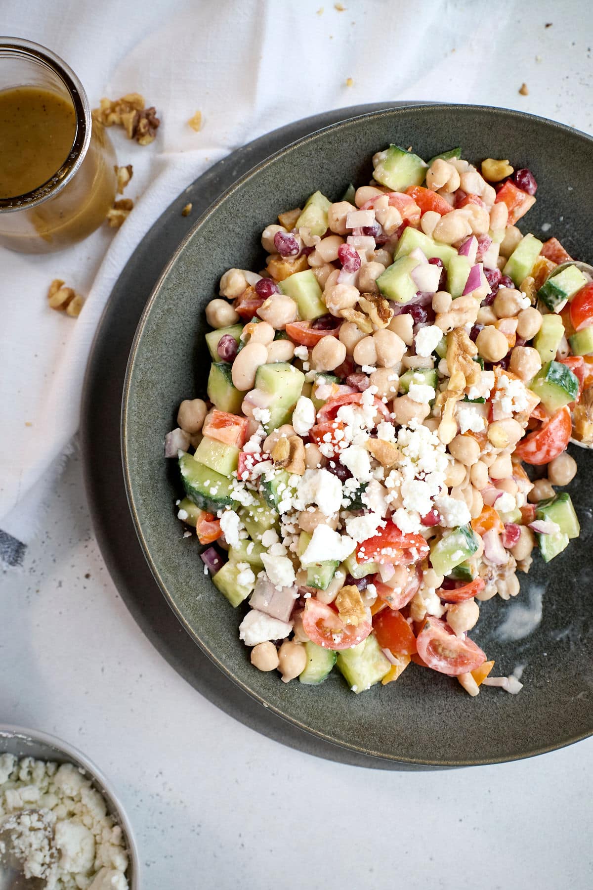 Dense Bean Salad Recipe with Honey Dijon Vinaigrette - The PCOS ...