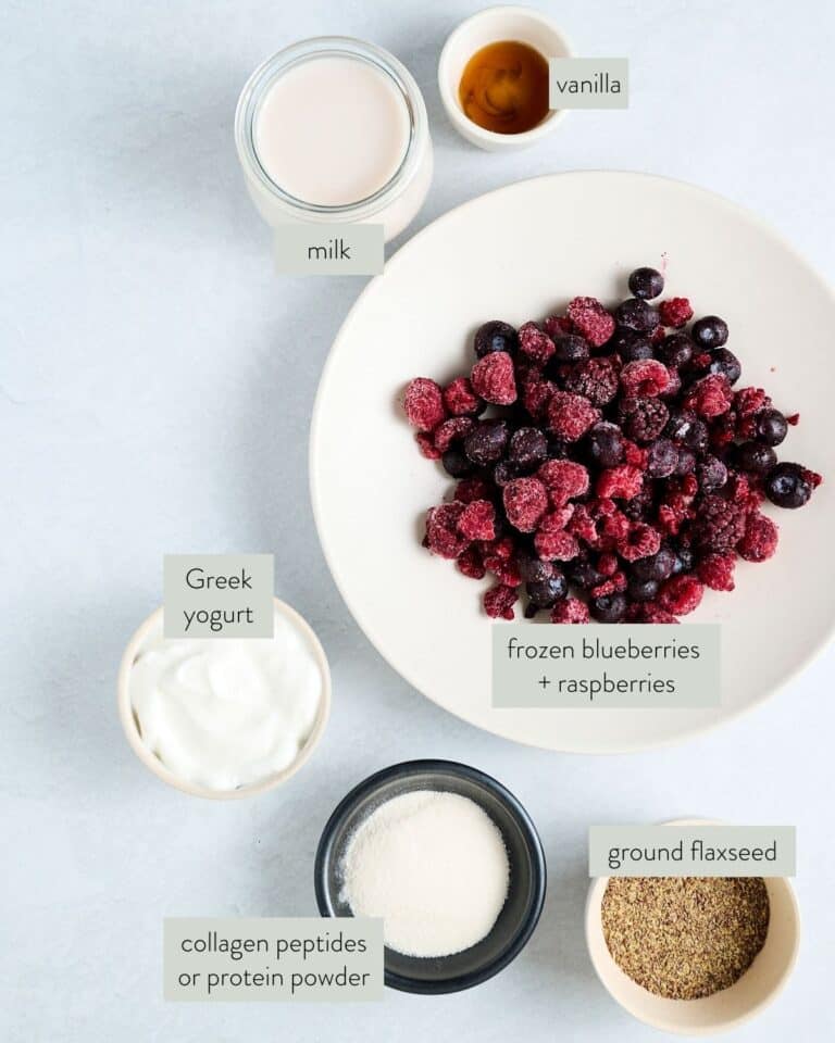 Blueberry Raspberry Smoothie Recipe (Easy + Healthy) - The PCOS ...