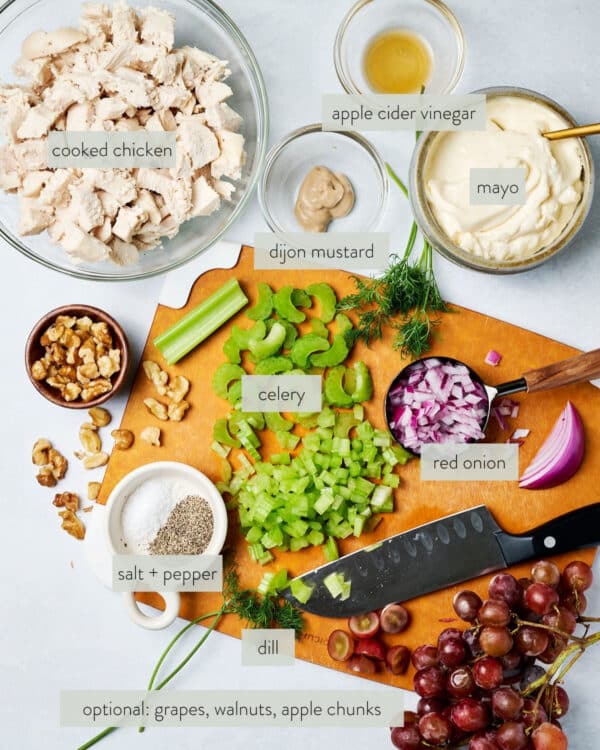 PCOS-Friendly Chicken Salad Recipe - The PCOS Nutritionist Alyssa