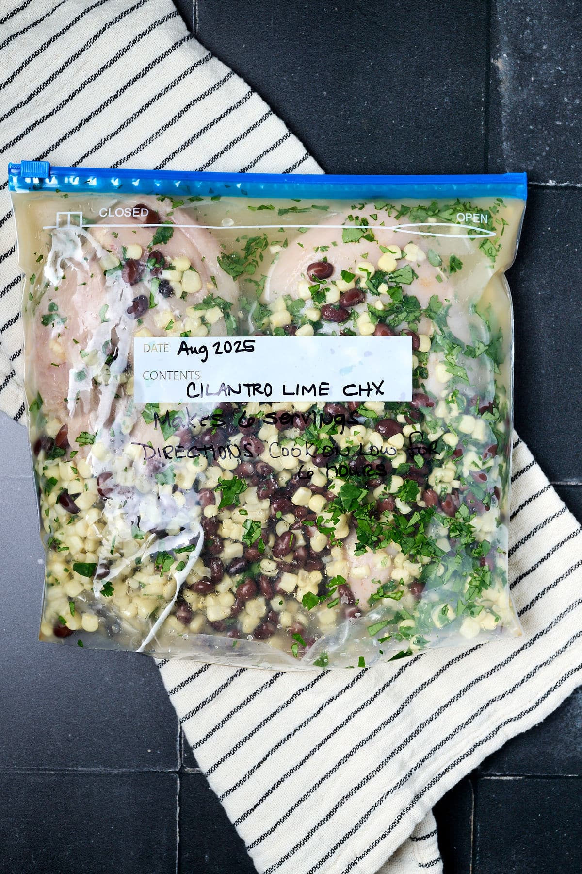 Cilantro Lime Chicken (Slow Cooker + Freezer Meal) - The PCOS ...