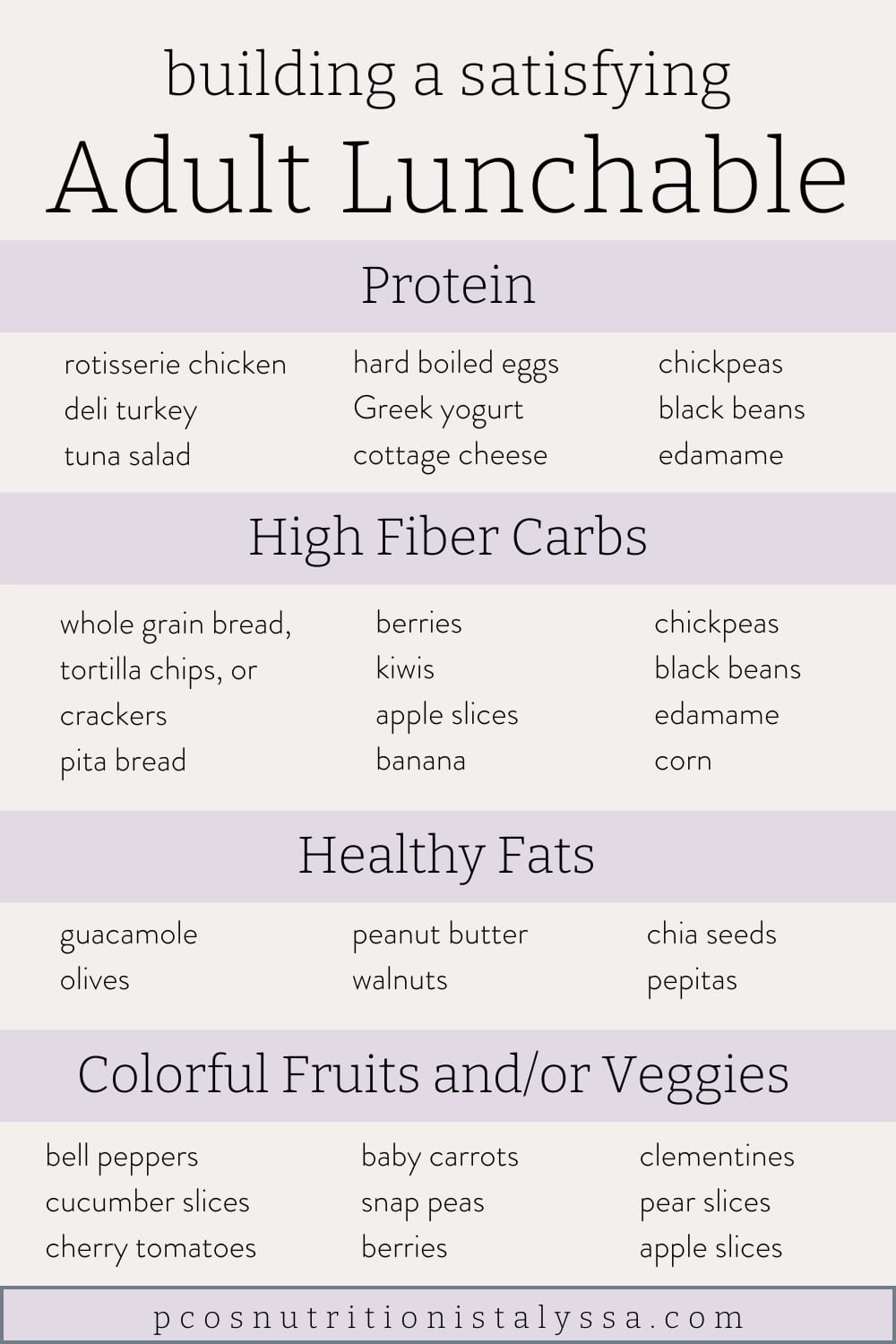 10 Adult Lunchable Ideas that are Easy + Healthy - The PCOS ...