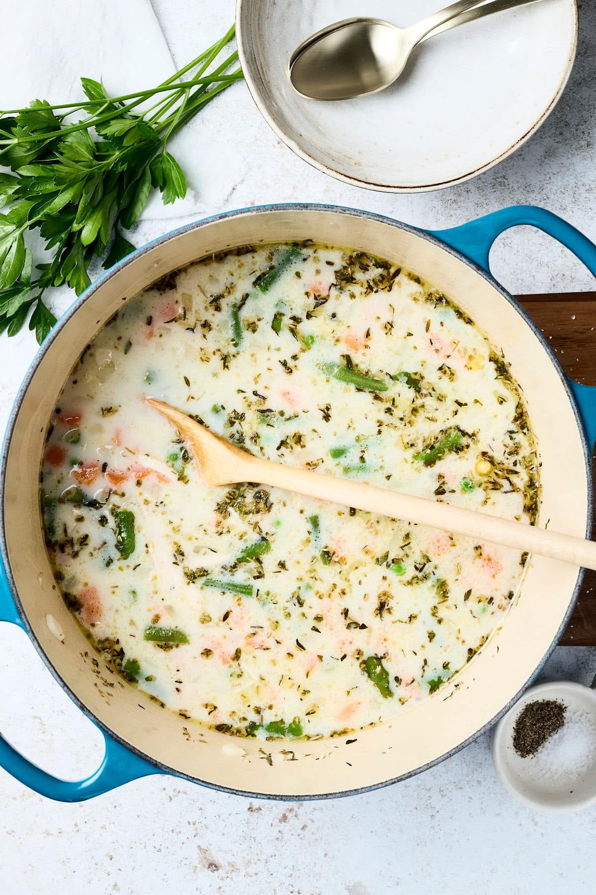 Healthy Chicken Pot Pie Soup (One-Pot Recipe) - The PCOS Nutritionist ...