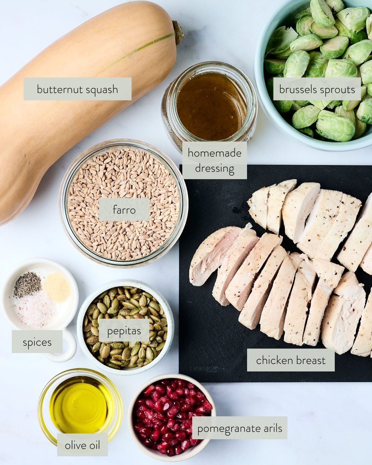 Harvest Grain Bowls with Maple Dijon Vinaigrette - The PCOS ...